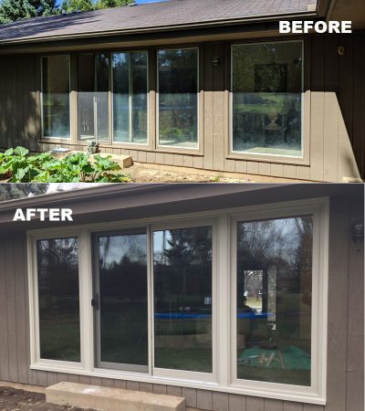 Before & After - All American Window and Door